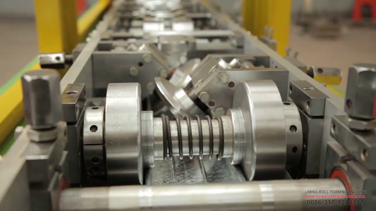 New style light steel keel machine show - YouTube