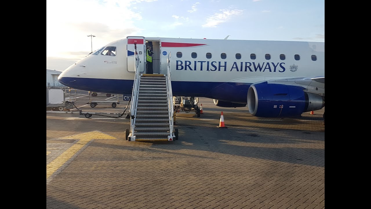 Landing at Edinburgh Airport 18th June 2017 British Airways - YouTube