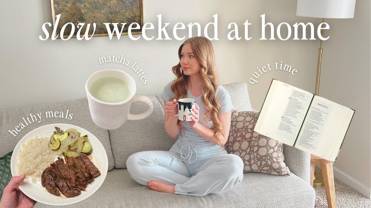 slow yet productive weekend at home | grocery haul, healthy meals ...