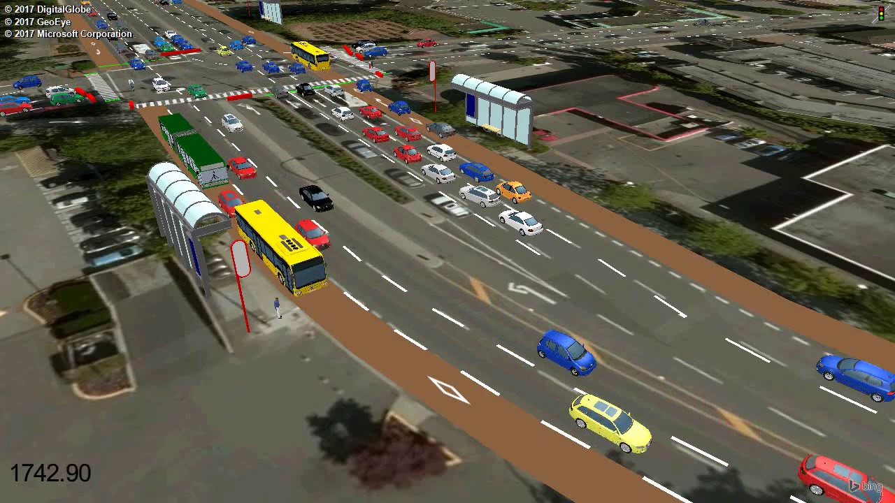 Transit Priority Measure in VISSIM: Transit Priority Signal, Queue ...