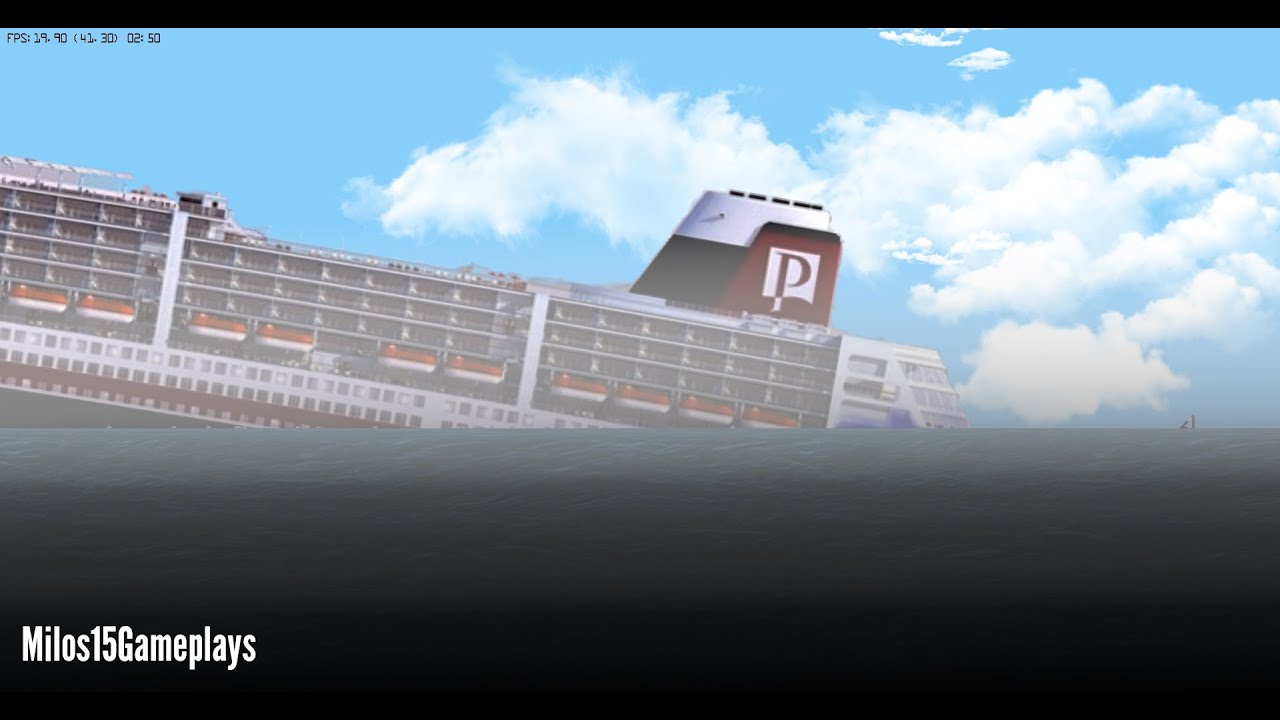 Destroying MS Poseidon in Floating Sandbox - YouTube