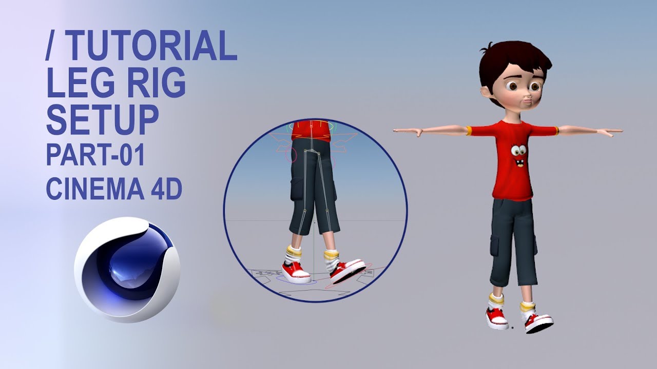 Rigging Leg in Cinema 4D | MaqsadAnimSchool - YouTube