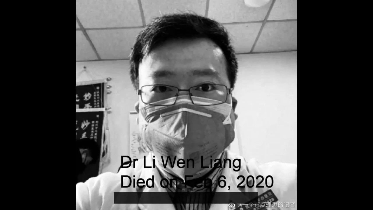 Dr Li WenLiang, 1st whistleblower for the Coronavirus pandemic in Wuhan ...