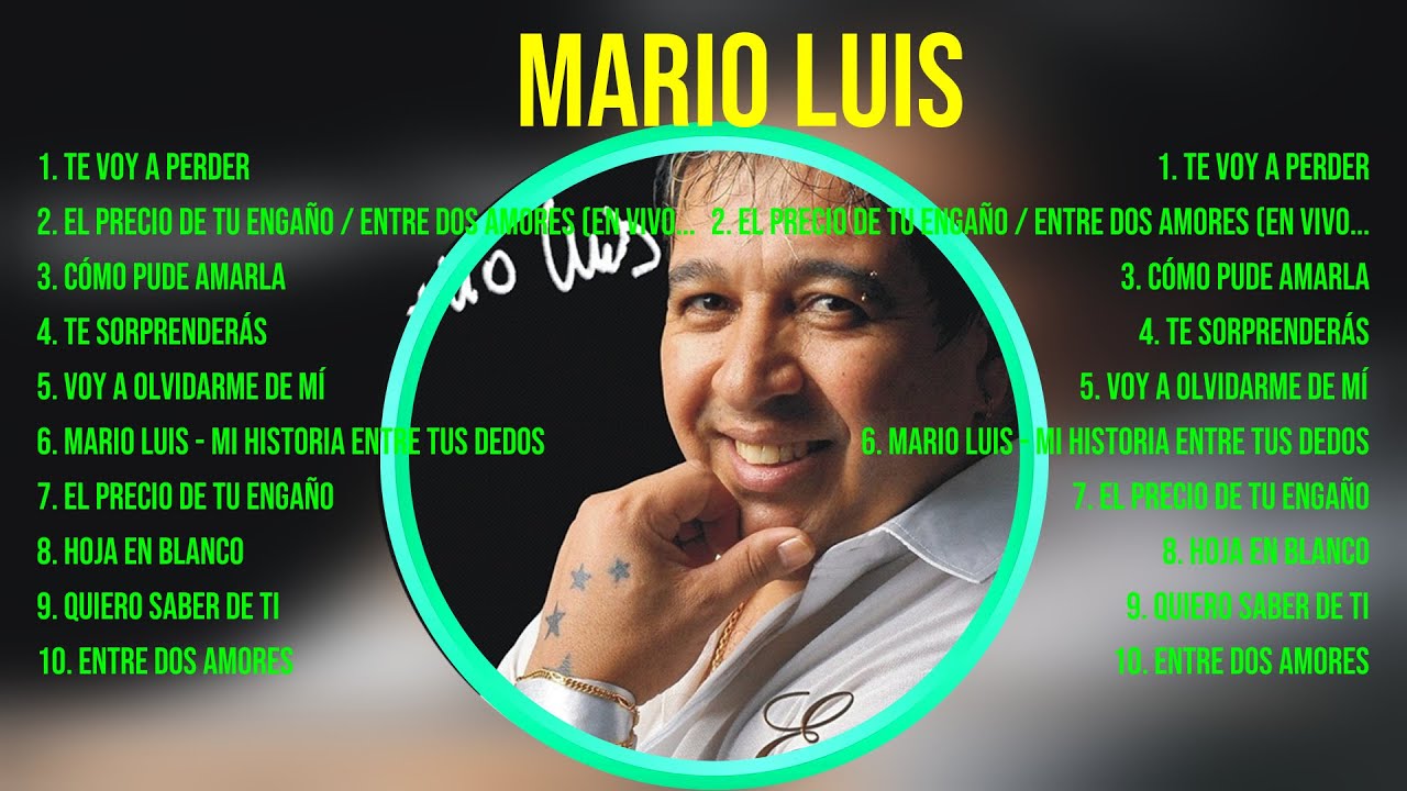 Las mejores canciones del álbum completo de Mario Luis 2024 - YouTube