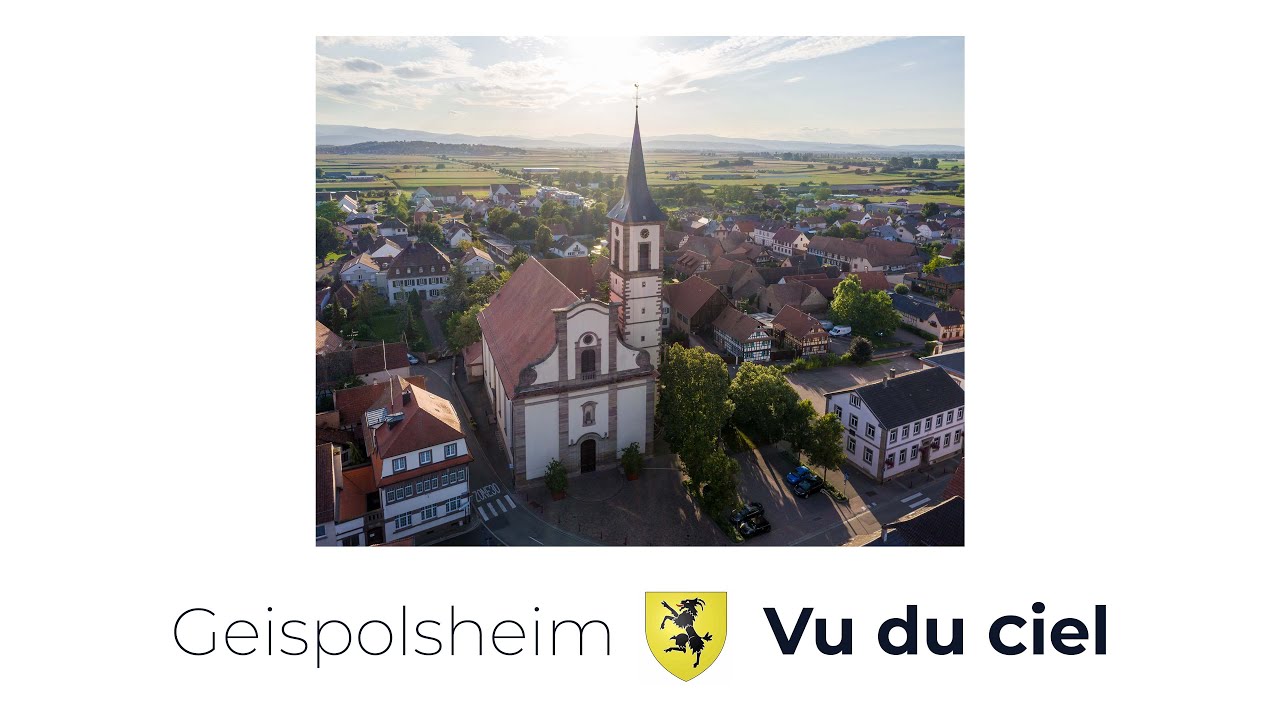 Geispolsheim • Vu du ciel (août 2021) - YouTube