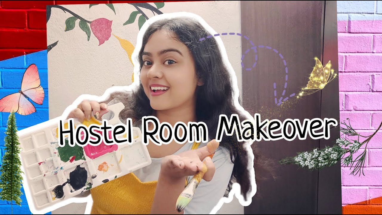 Hostel Room Makeover|| Decorating my hostel room| Creative|Budget ...
