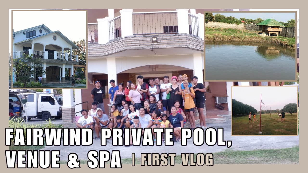 FIRST VLOG | Fairwind Private Pool, Venue and Spa - YouTube