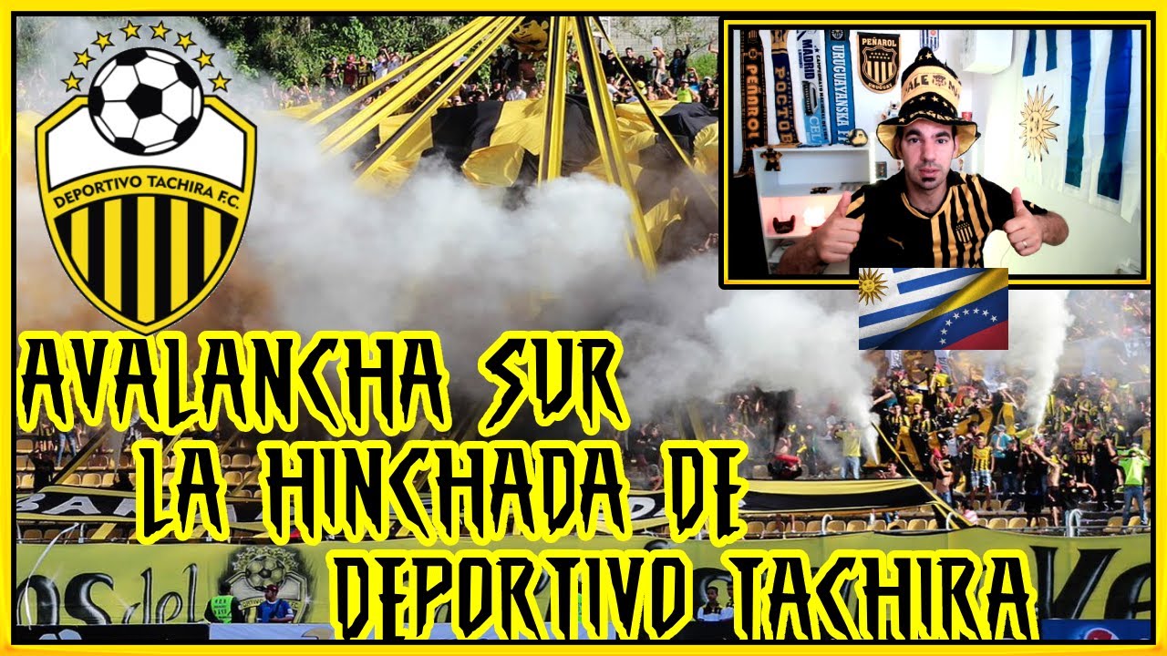 HINCHADA DE DEPORTIVO TACHIRA,AVALANCHA SUR,REACCION DE URUGUAYO🇺🇾 ...