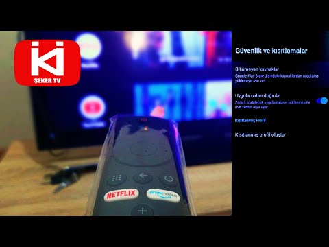 Android Smart TV 'de Bilinmeyen Kaynaklara (Dışarıdan APK yüklemeye) izin verme yöntemi. Mi TV Stick
