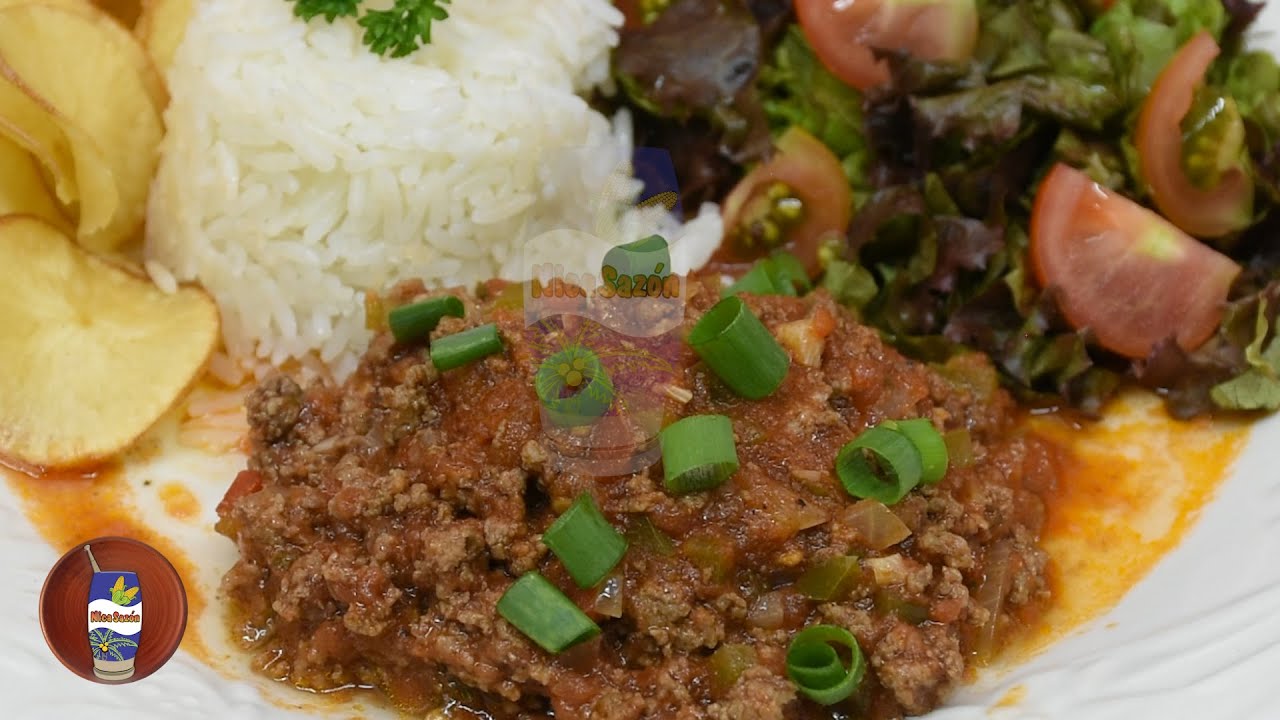 Carne molida entomatada | María Esther López - YouTube