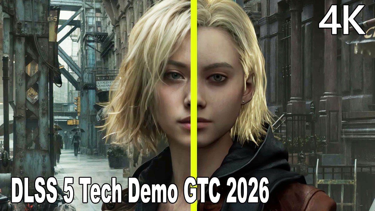 NVIDIA DLSS 5 Tech Demo 4K GTC 2026 - YouTube