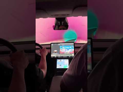 Underground tunnel ride in a Tesla … Las Vegas Loop - YouTube