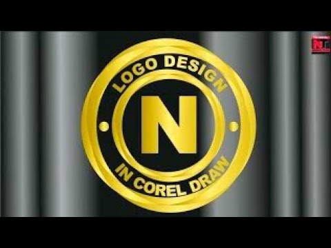 Golden Logo Design In CorelDRAW - Rounded Text Logo Creat In CorelDRAW ...