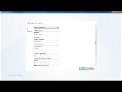 Install WordPress on a Windows Server Using WebMatrix - YouTube