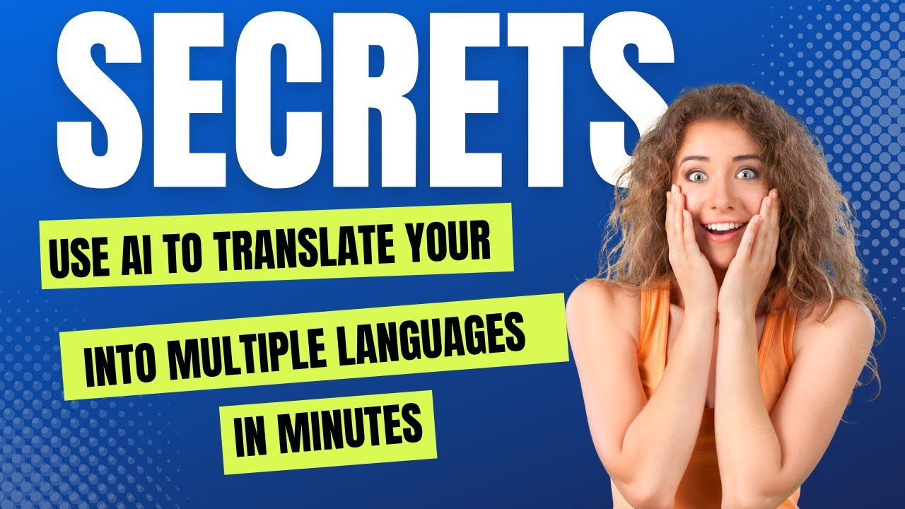 Translate your video into multiple languages in minutes using AI. - YouTube