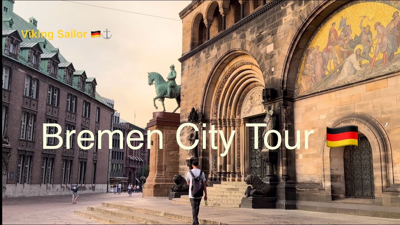 4K Walking tour of Bremen,Germany ( Ultra HD)-City Cernter Tour - YouTube
