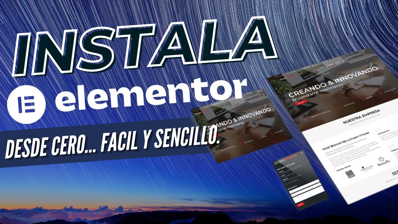 INSTALA ELEMENTOR PRO PASO A PASO DESDE CERO - Tutorial de ELEMENTOR para Wordpress - YouTube