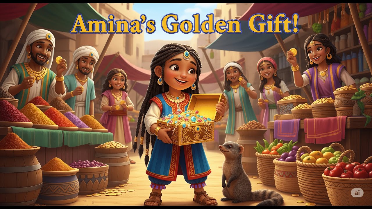 Amina and the Hidden Vault | Kids Animated Story Song | Courage ...