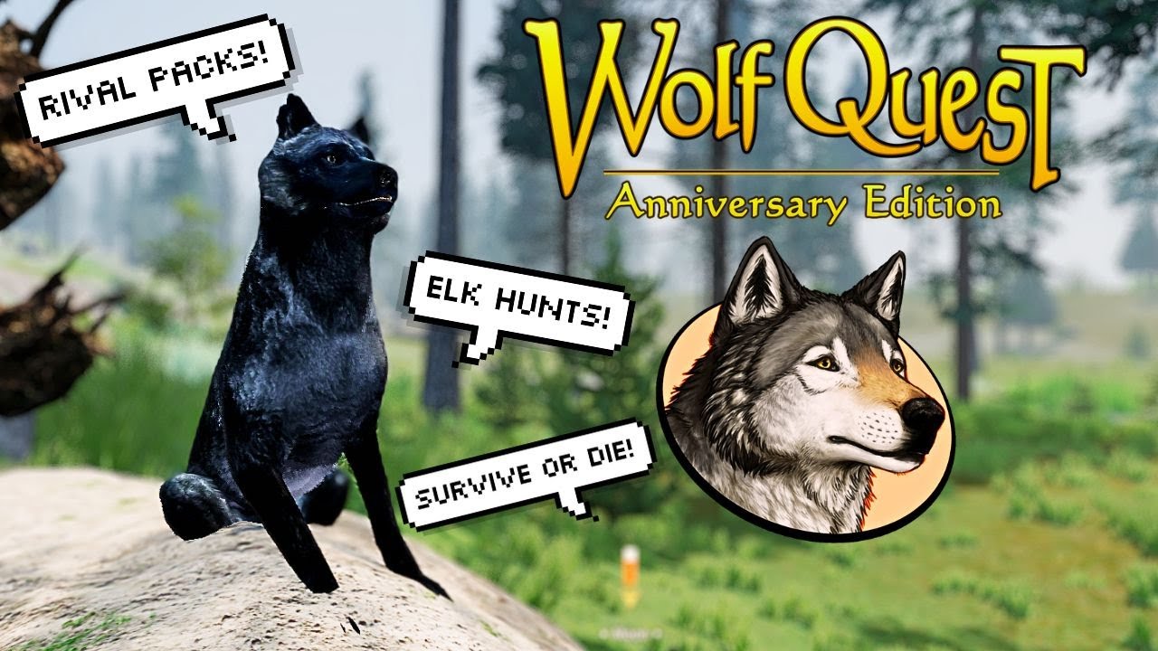 Rival packs & elk hunts || Wolf Quest: Anniversary Edition - YouTube