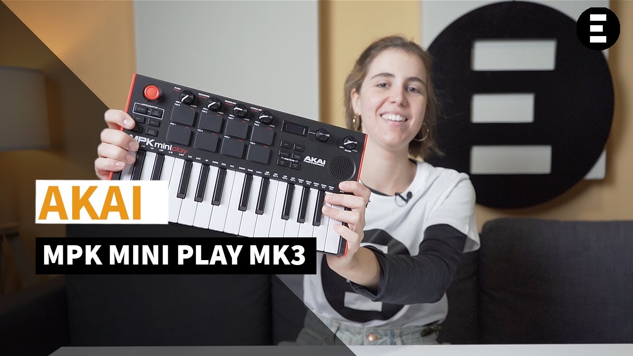 Akai MPK mini Play MK3 - Controlador Midi | EGITANA.es - YouTube