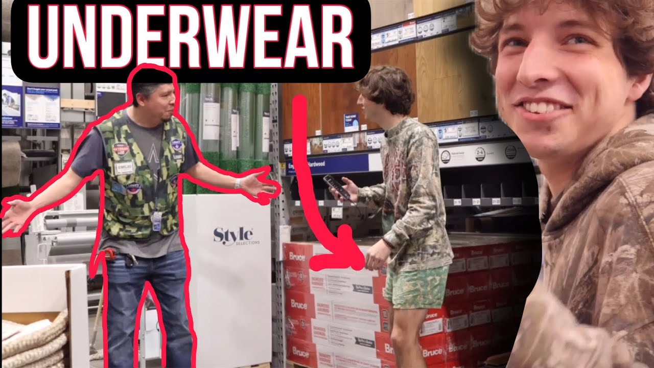 INSANE Pants Falling Down in Public Prank!!!! (WORKER FREAKS OUT) - YouTube
