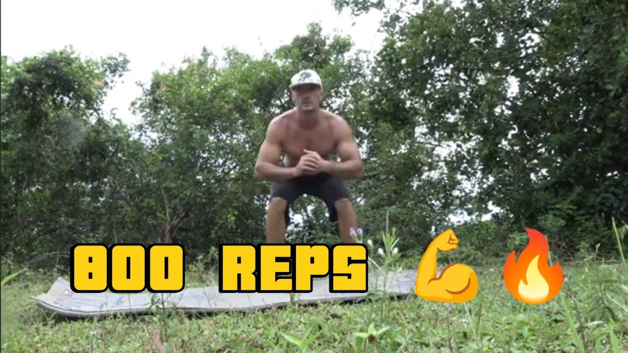 800 reps 10 days challenge workout build muscle get fit day 7 upper and ...