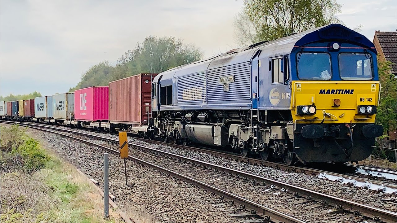 Maritime DB 66142 At Doncaster/Bessacarr Jn From Wakefield Europort To ...