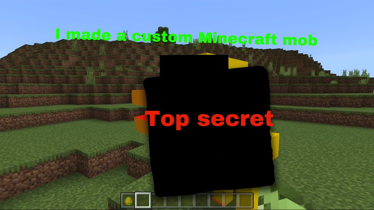 I made a custom Minecraft mob! - YouTube