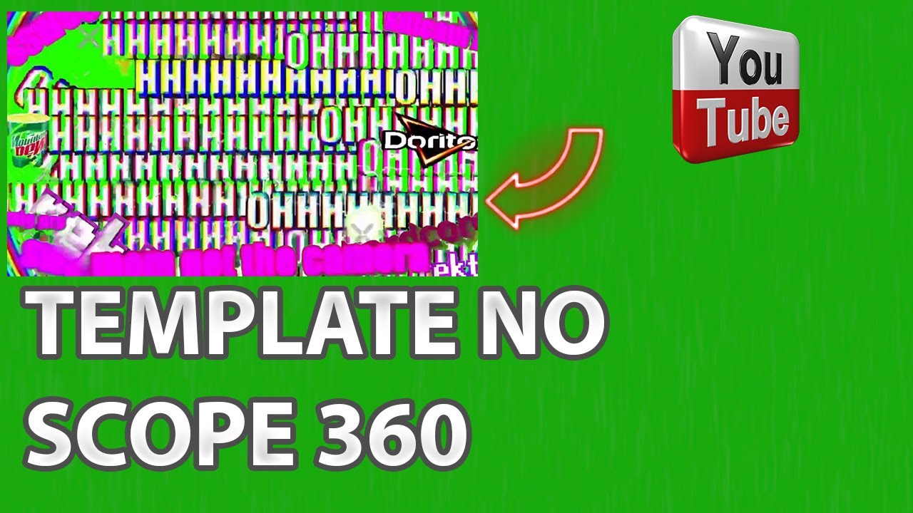Mlg green screen template no scope 360 - YouTube