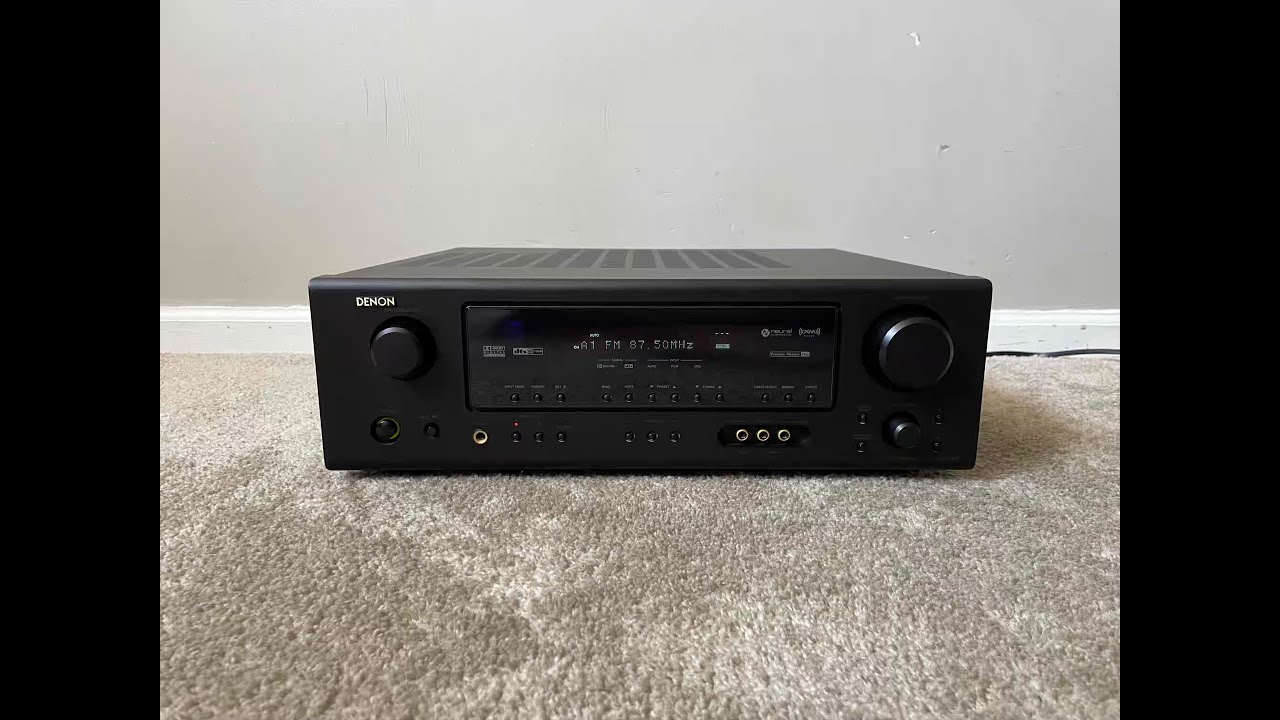 Denon AVR-487 5.1 Home Theater Surround Receiver - YouTube