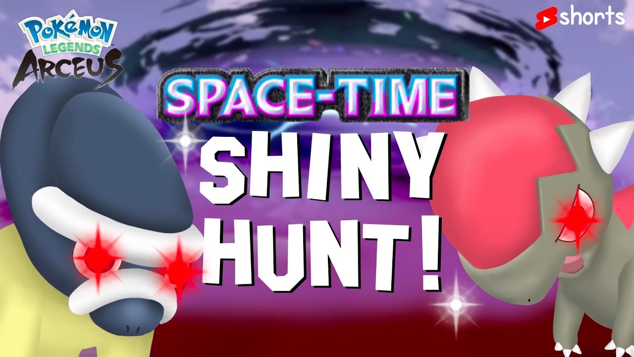 SPACE-TIME DISTORTION SHINY HUNT! [Pokémon Legends: Arceus] #shorts ...