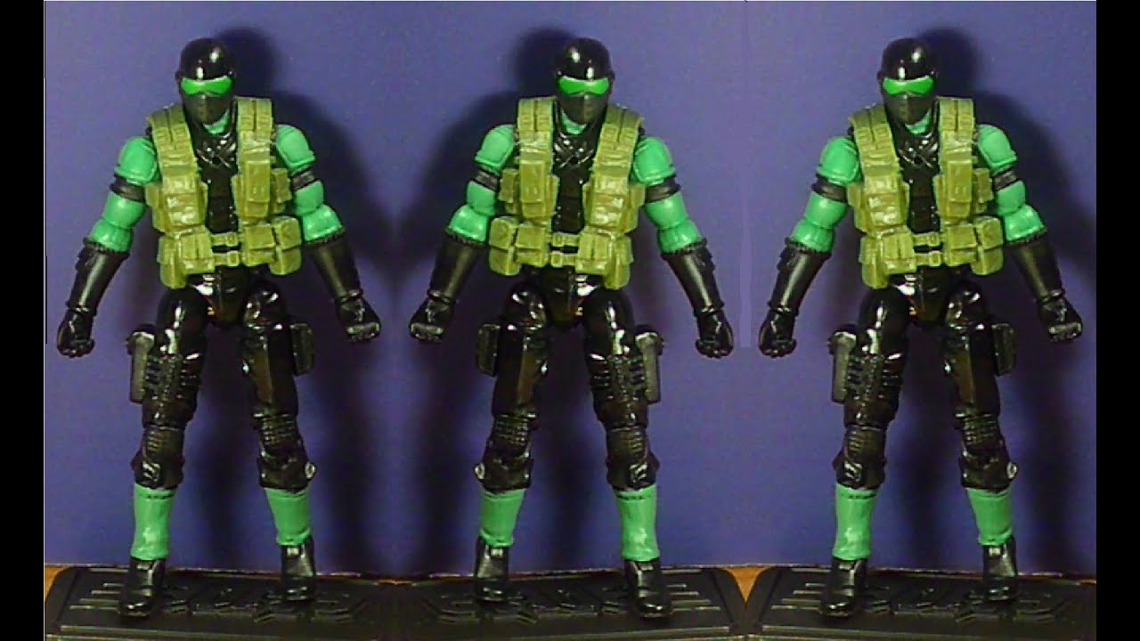 Snake Eyes Ninja Commando (green version) - DOLLAR GENERAL GI JOE [by ...
