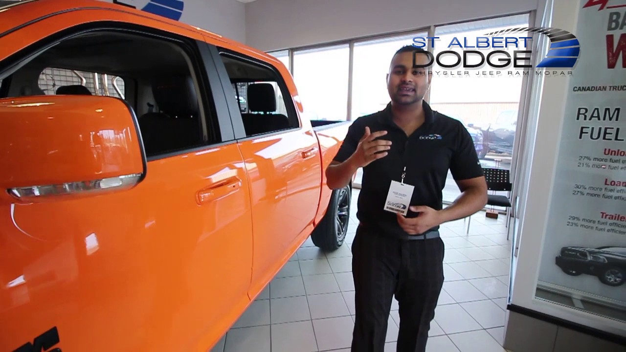 2017 Ram 1500 Sport | Ignition Orange | St. Albert Dodge - YouTube