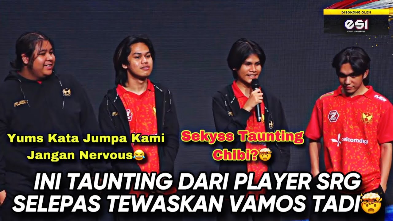 INI TAUNTING DARI PLAYER SRG SELEPAS BERJAYA TEWASKAN VAMOS TADI ️ ...