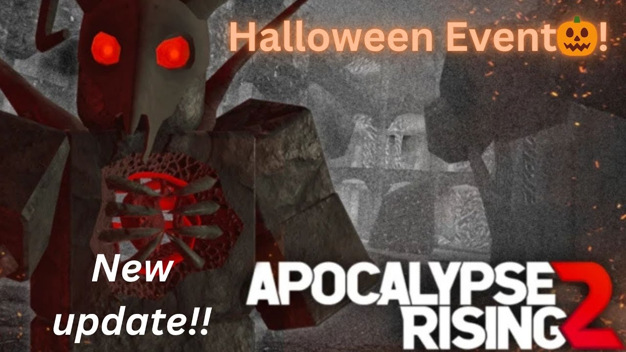 New update (Apocalypse Risng 2) Roblox New halloween update 2024!🧛‍♂️🎃 ...