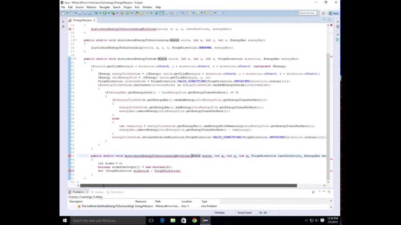 [1 7 10] Minecraft Forge Modding Tutorials Cables Power Network Part 6 Youtube