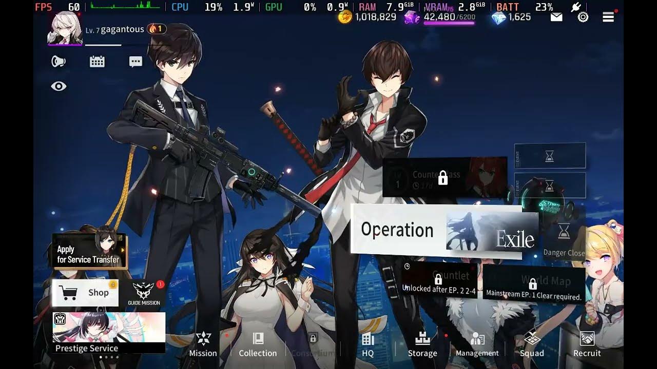 Android games on Steamdeck | Counter Side Gameplay | 40-60 FPS | SteamOS - YouTube