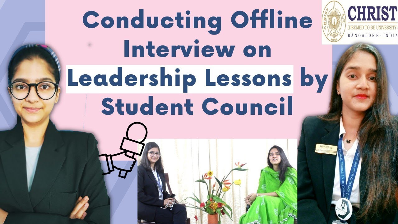Offline Interview in Christ University's Media Lab with Student Council ...