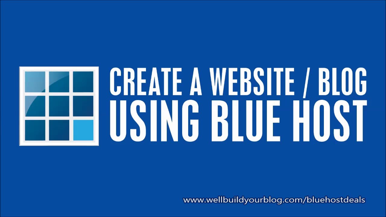 Create a Website or Blog using Bluehost in 5 minutes (using WordPress ...
