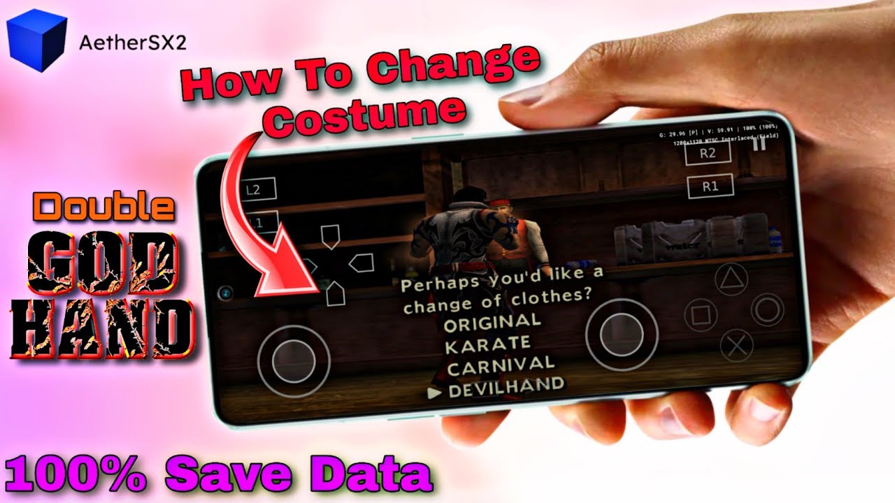 How To Change Costume In God Hand PS2 | Aether Sx2 Save Data God Hand ...