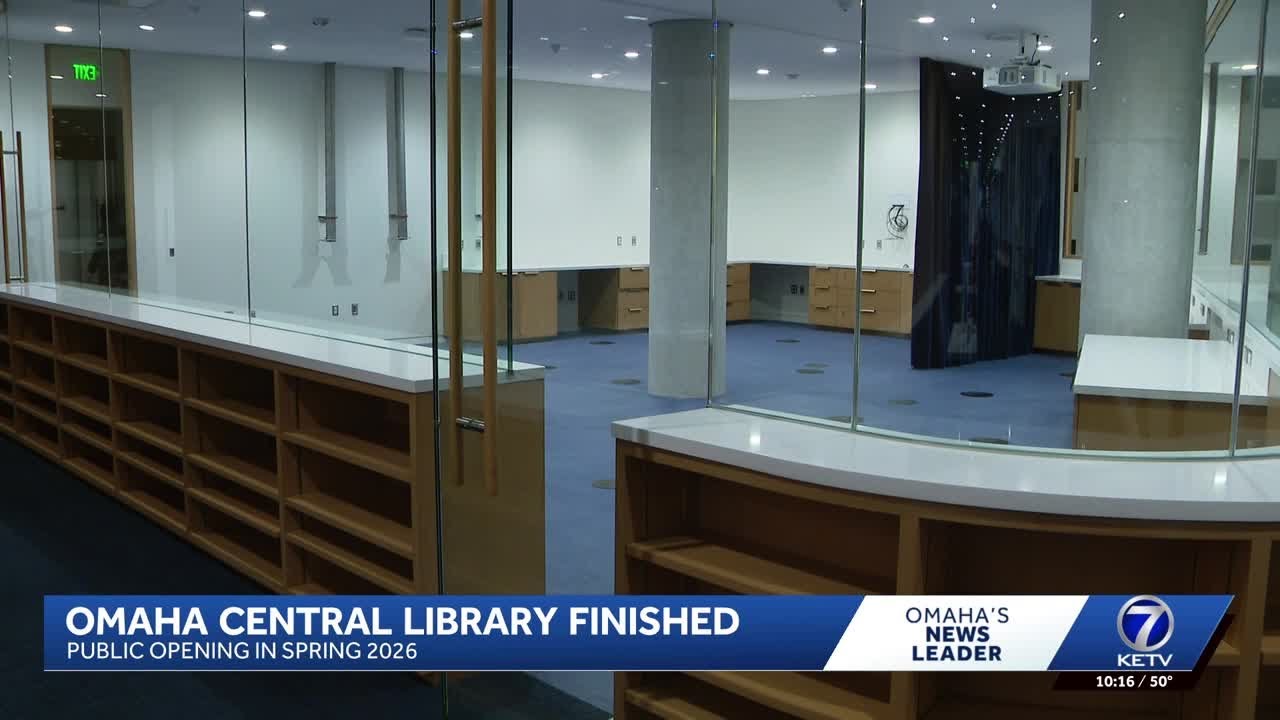Construction at Omaha Central Library is finished; set to open to the ...