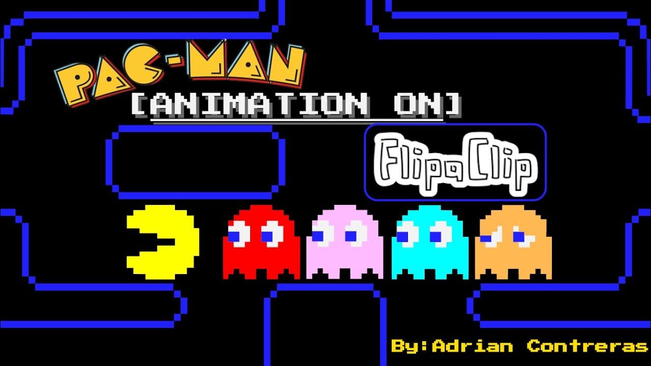 Pac-Man Animation on FlipaClip - YouTube