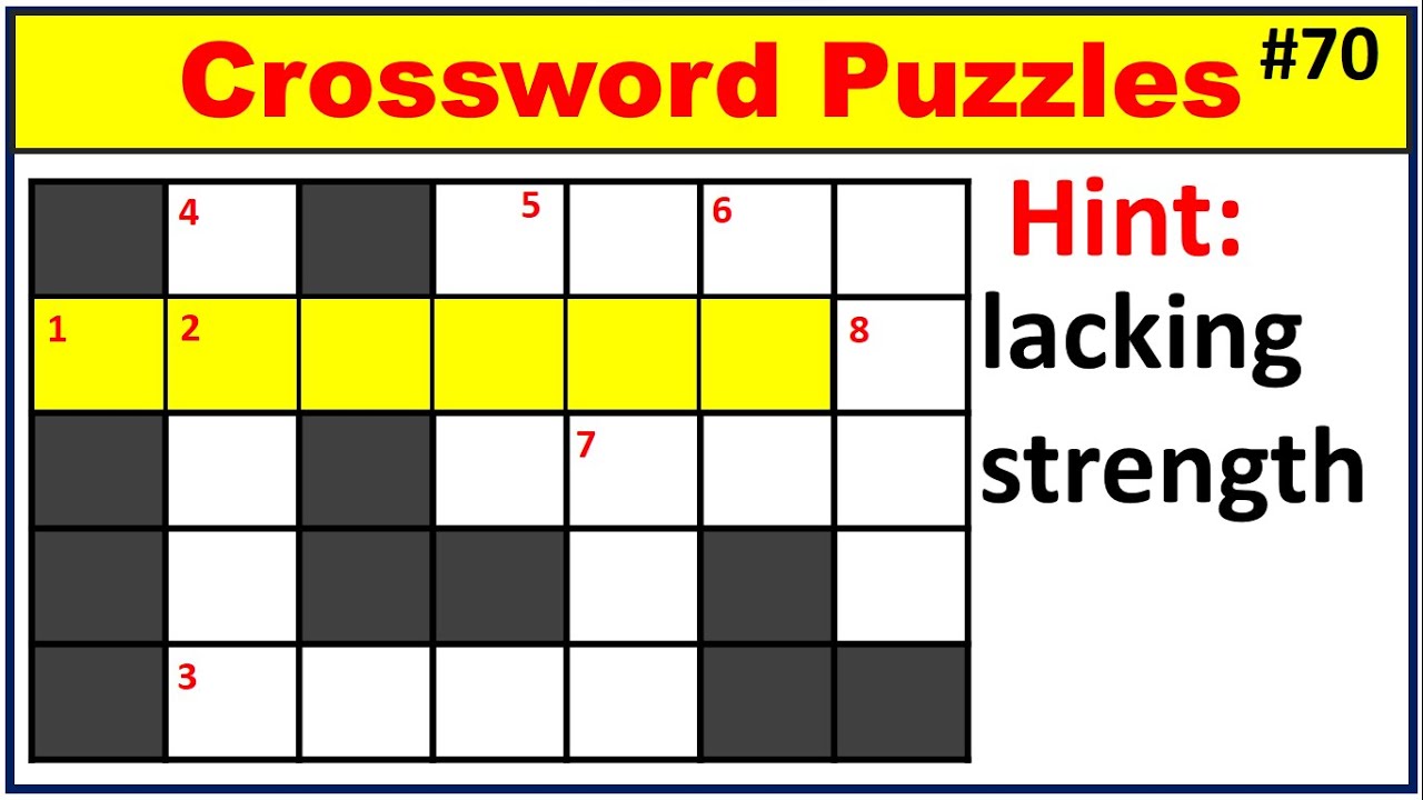 crossword puzzles in english | How smart are you?puzzles english ...