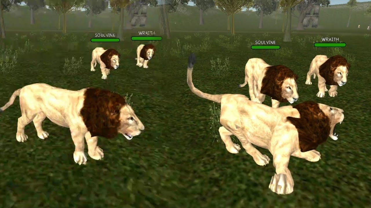 Wild Lion Simulator | #3 Jungle Animals Life Gameplay | Hannu Games ...