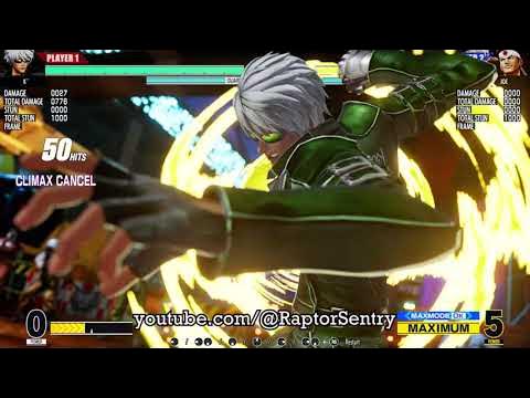 KOF XV K' Stun TOD 100% 95 Hit Midscreen Combo 5 (EXCLUSIVE NEW Stun Route, Finisher By ...
