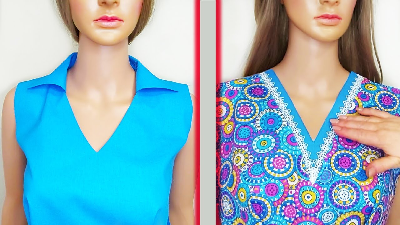 TOP 3 👉Amazing Sewing Hacks and Tips for V-Neck You Should Know - YouTube