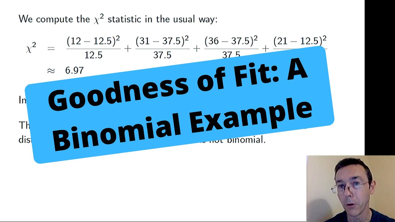 Goodness of Fit Testing: Example - YouTube