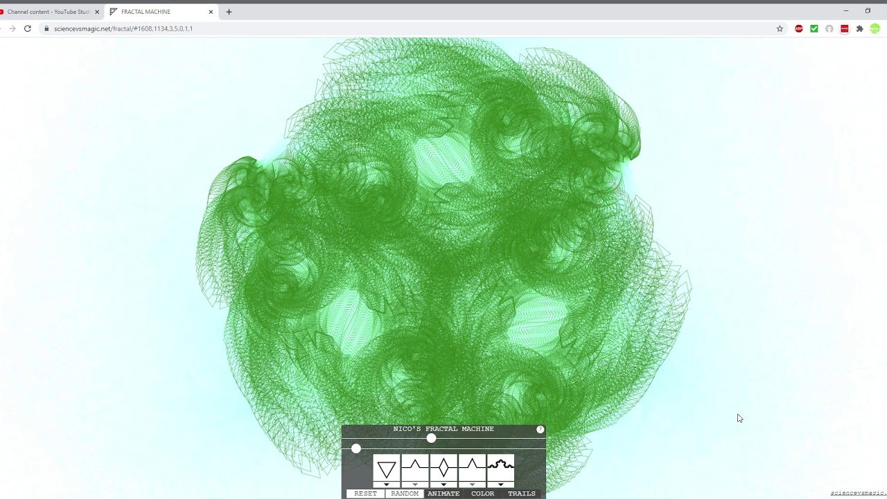 FRACTAL MACHINE! Animated fractals - YouTube