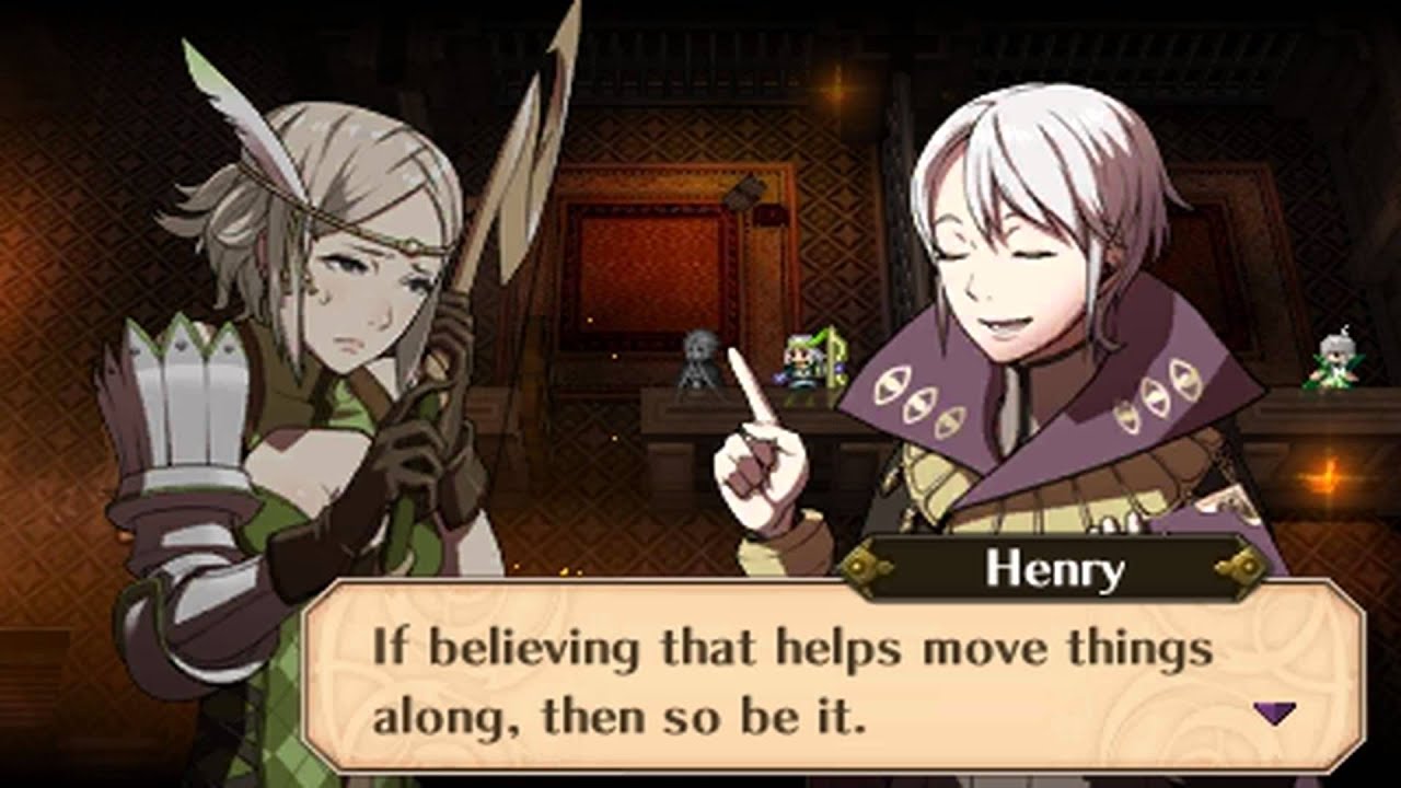Fire Emblem Awakening - Henry & Noire The Future Past 1 Conversation ...