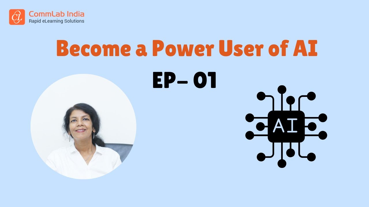 How to Become a Power User of AI | Episode 1: Introduction - YouTube